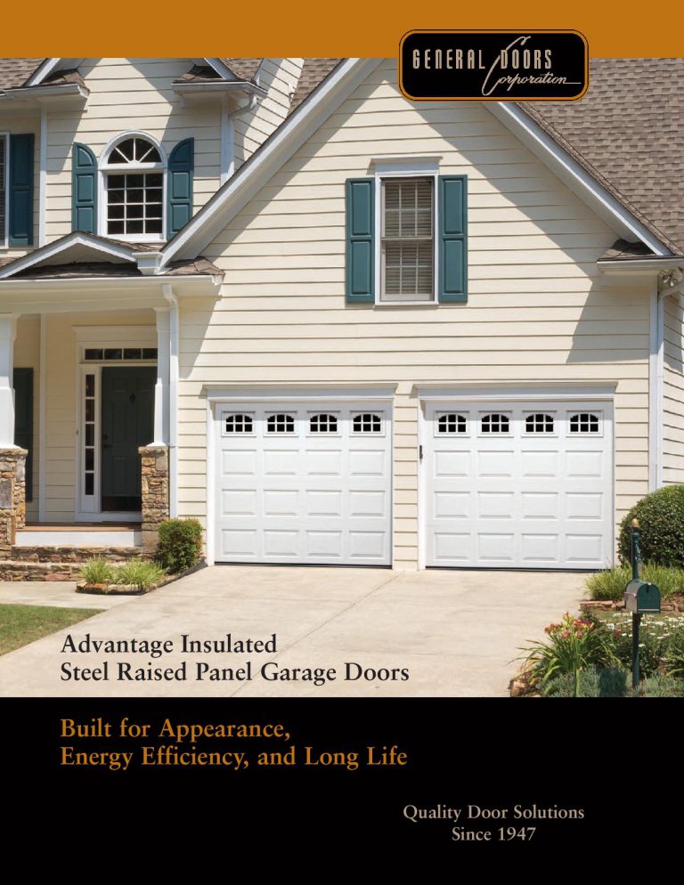 Residential Garage Doors ♦ Full Selection of Garage Door Styles Available